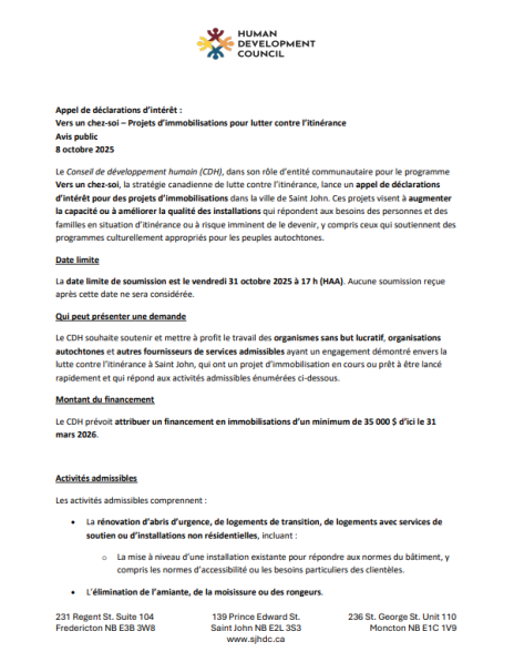Coordination Homelessness - Human Development Council